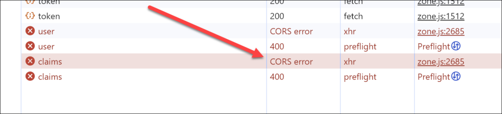 CORS Error: WebAPI Request Works from Swagger but Fails from Angular ... CORS Error: WebAPI Request Works from Swagger but Fails from Angular ...